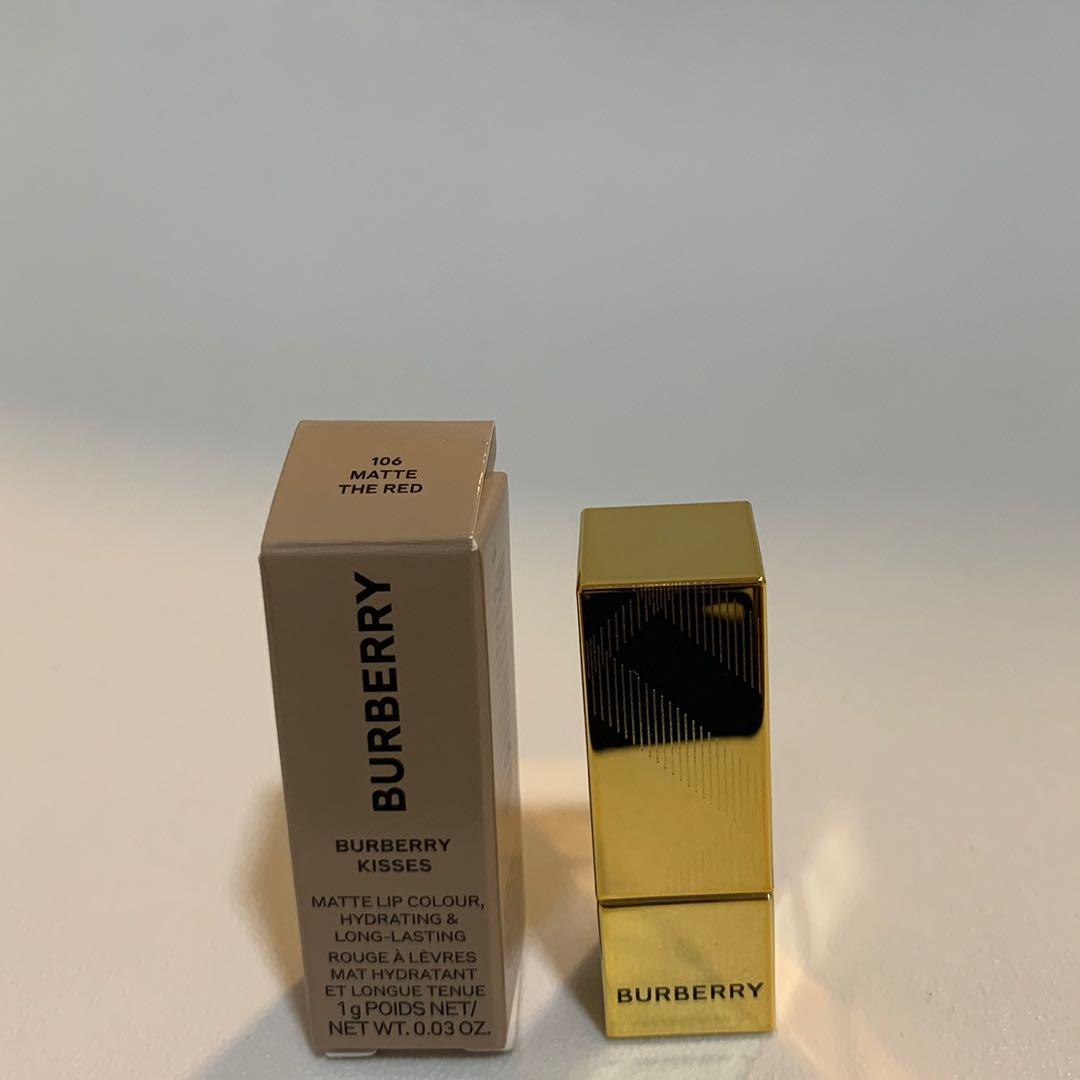 Burberry Kisses Matte – The Red No.106 •1G, Beauty & Personal Care ...