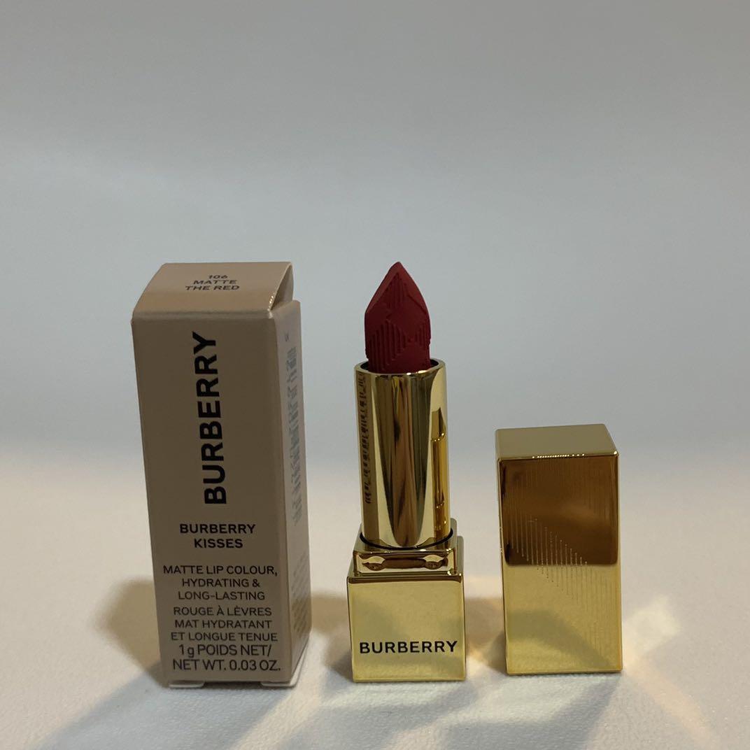 Burberry Kisses Matte – The Red No.106 •1G, Beauty & Personal Care ...