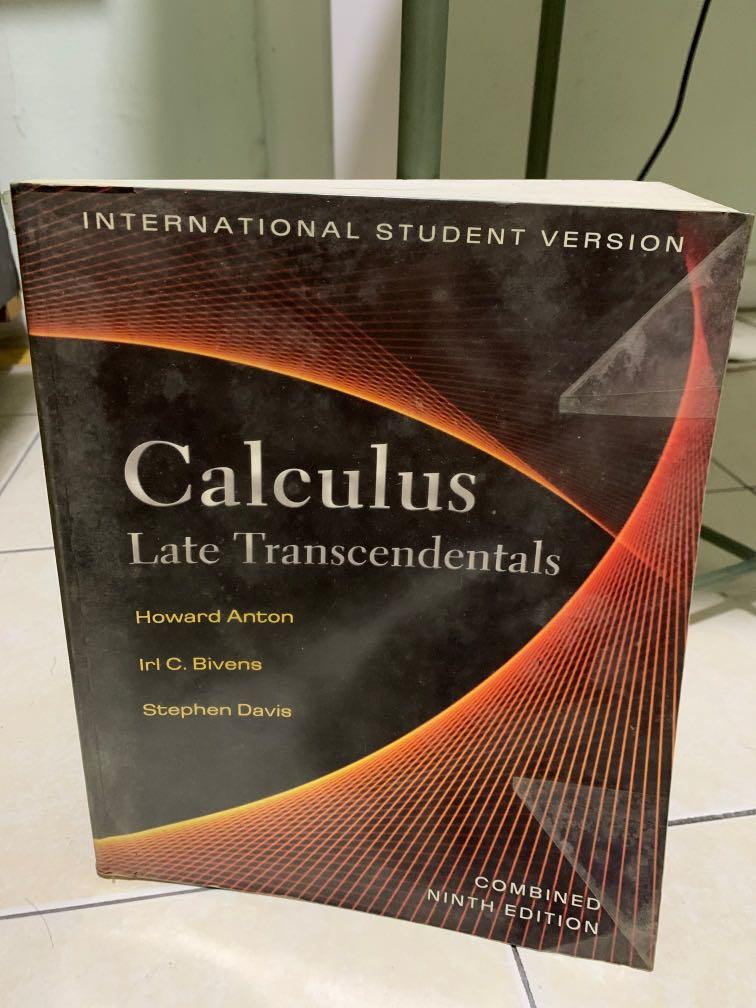 Calculus Late Transcendentals Combined 9th Ed, Hobbies & Toys, Books ...