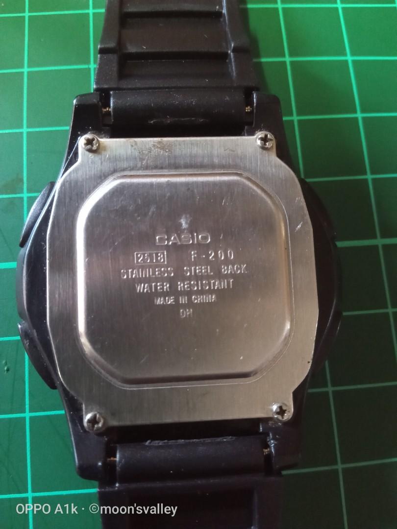 Casio f200, Men's Fashion, Watches & Accessories, Watches on Carousell