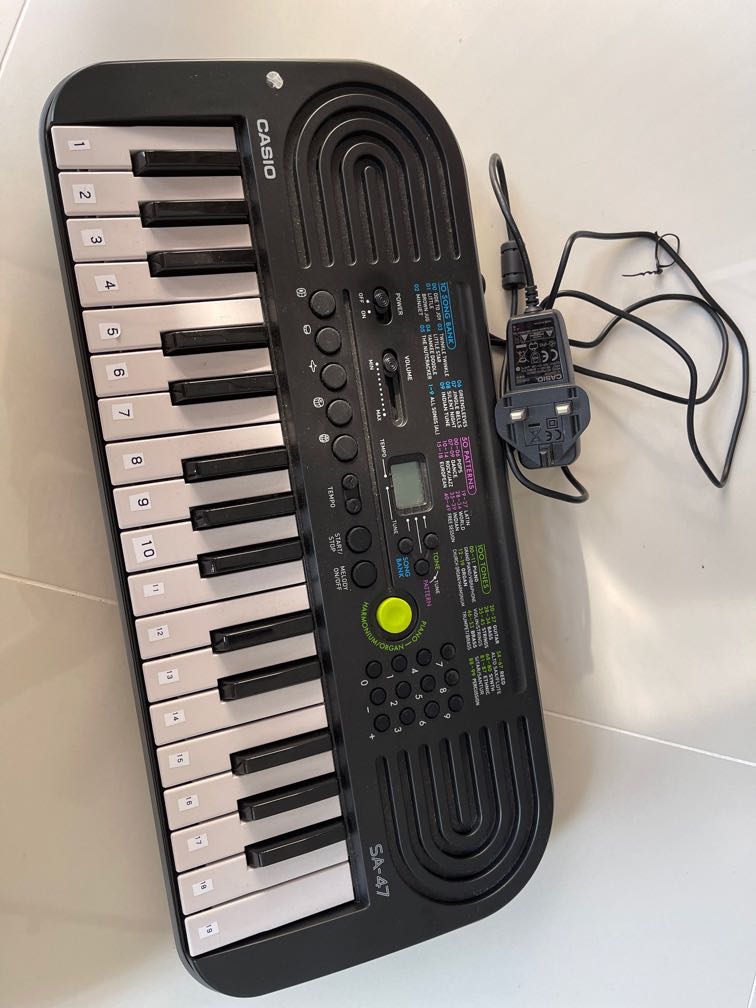 Casio Keyboard SA-47, Hobbies & Toys, Music & Media, Musical ...