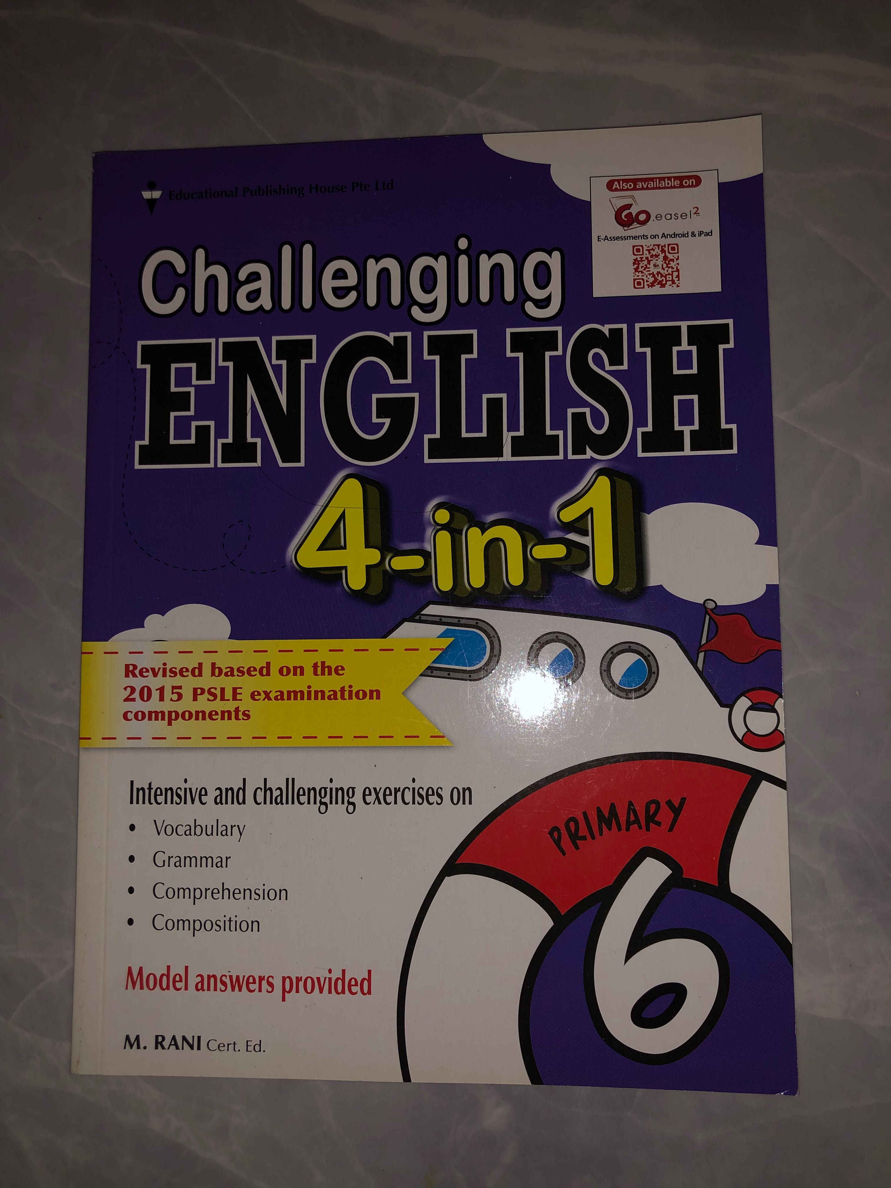 Challenging English 4-in-1 Primary 6, Hobbies & Toys, Books & Magazines ...