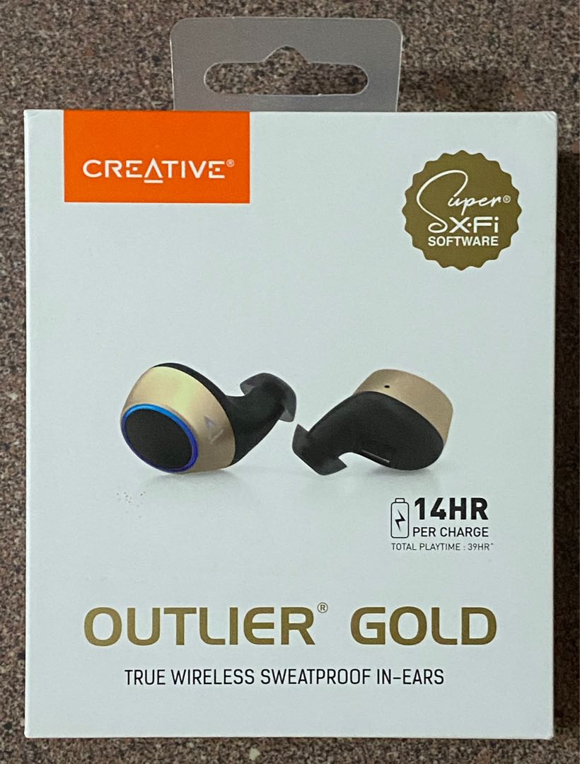 Creative Outlier Gold true wireless earbuds, Audio, Headphones ...