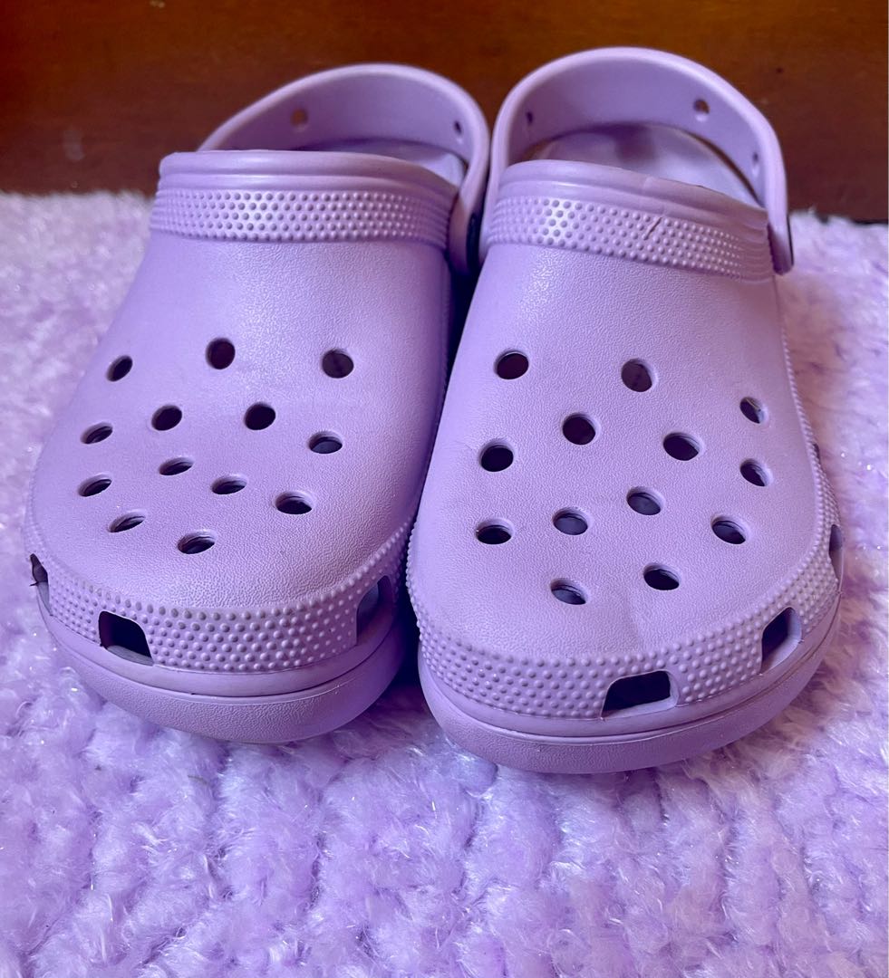 Crocs Purple orchid classic platform, Women's Fashion, Footwear, Wedges ...