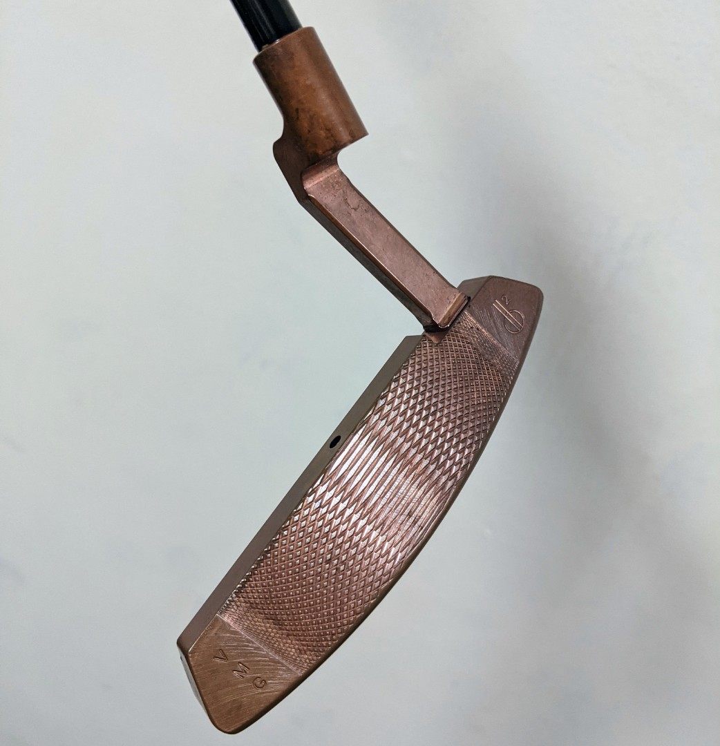 Custom copper Machine putter, made in USA, Sports Equipment, Sports ...