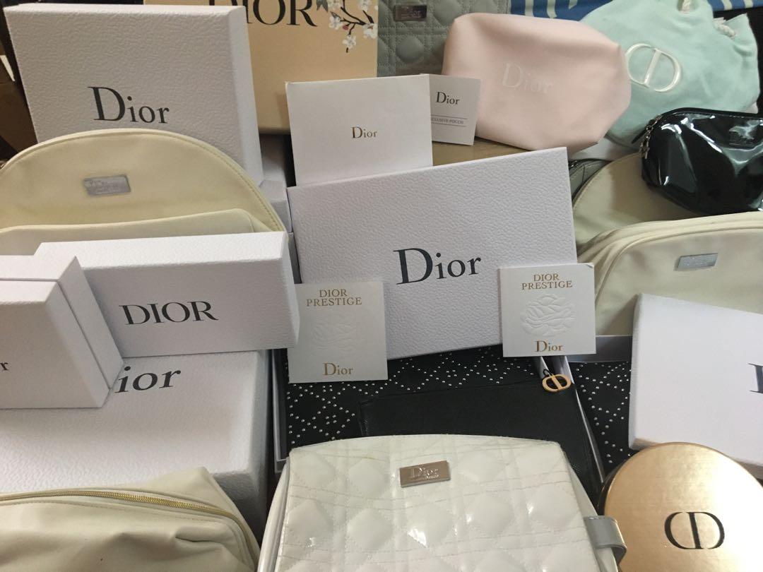 Defective dior pouch, Luxury, Bags & Wallets on Carousell
