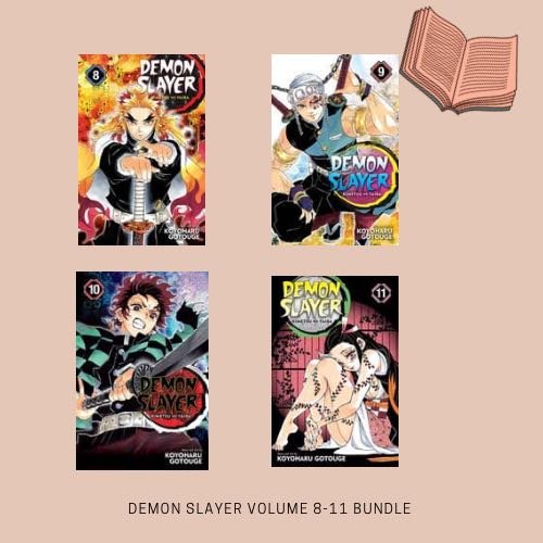Demon Slayer Manga Volume 8, 9, 10, and 11 BUNDLE, Hobbies & Toys ...