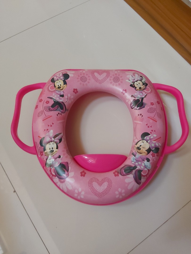 Disney Minnie Mouse Potty soft seat, Babies & Kids, Bathing & Changing ...
