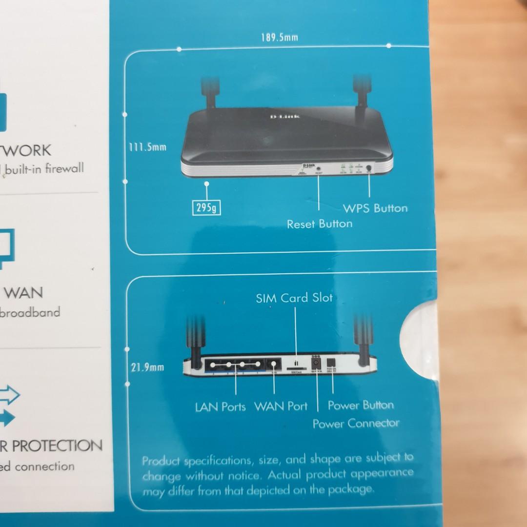 D-Link 4G LTE Router DWR-921, Computers & Tech, Parts & Accessories ...