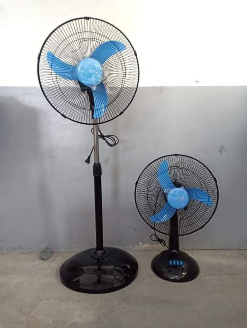 Dowell Buy 1 take 1 Stand Fan Desk Fan 16" banana blade, Furniture ...