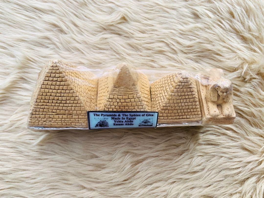 Egypt Egyptian Pyramids Giza Sphinx Miniature Souvenir Decor, Hobbies ...