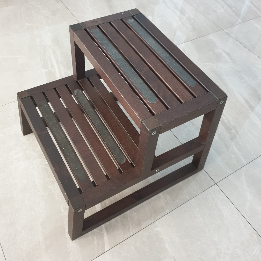 Foot stool / mini pot plant rack., Furniture & Home Living, Furniture ...