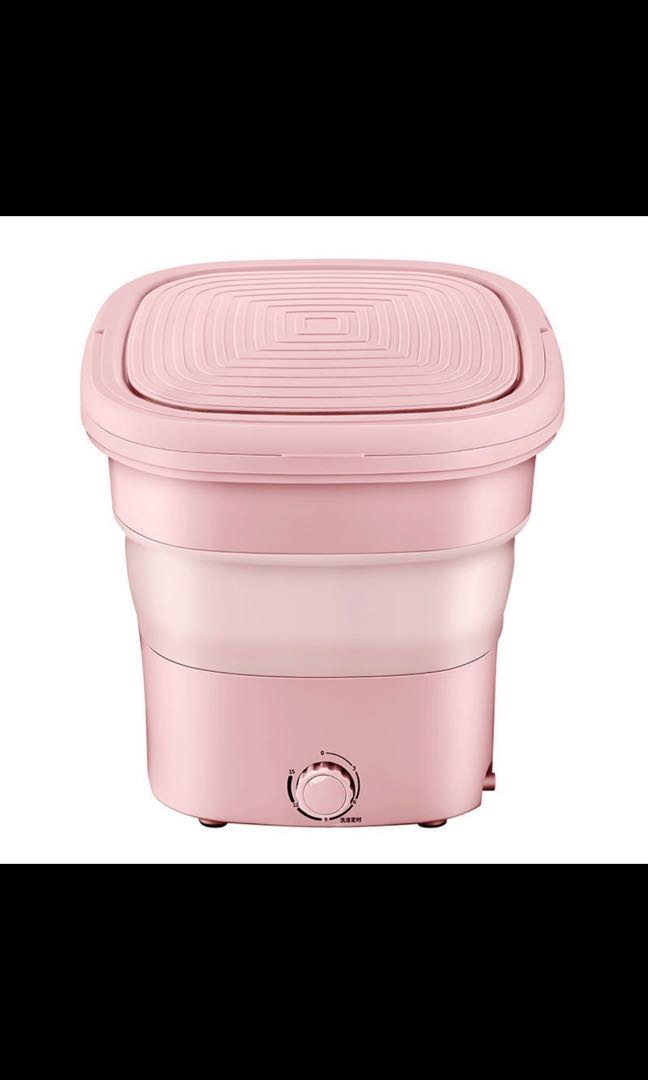 Fordable Portable washing machine - pink colour- completely new set ...