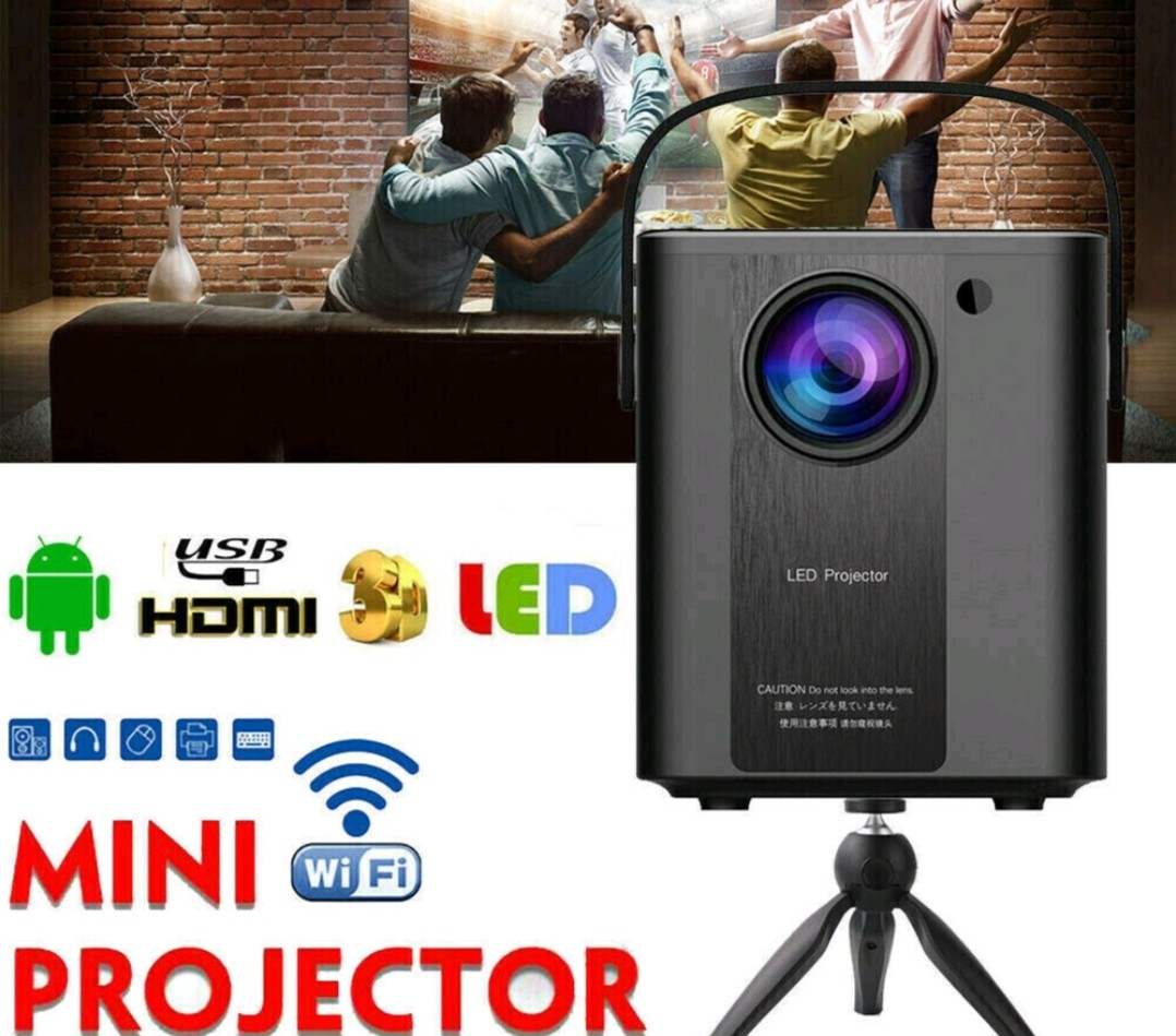(FREE DELIVERY) Android Smart Projector with WiFi, Netflix, Google Play ...