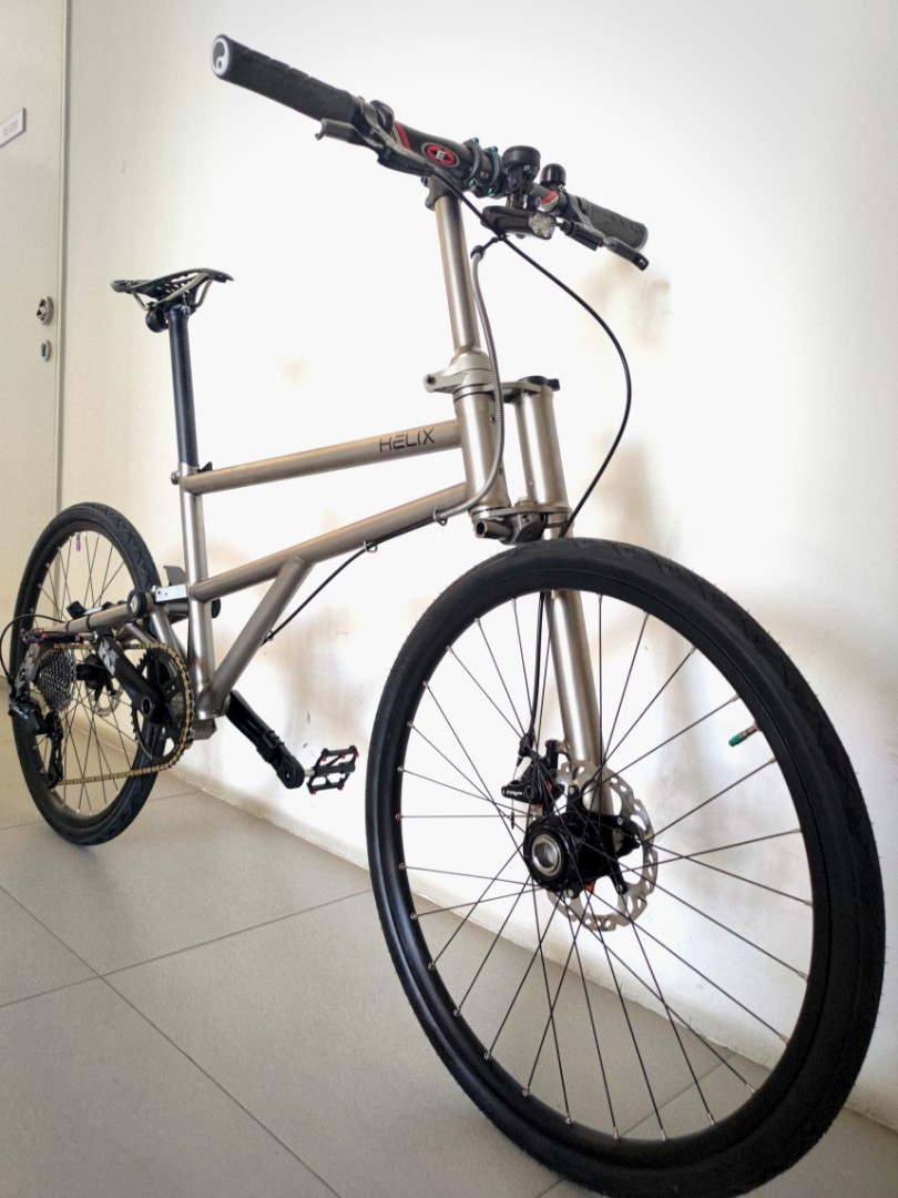 Full Titanium Helix (Tri-fold design like Brompton), Sports Equipment ...