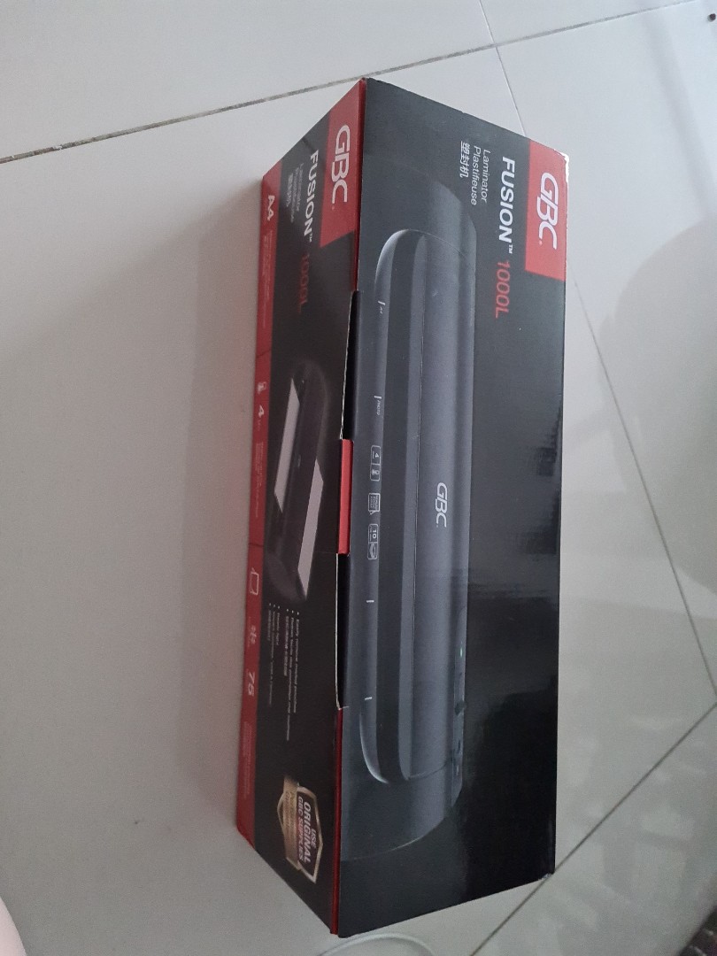 Gbc Fusion 1000L laminating machine, Computers & Tech, Printers ...