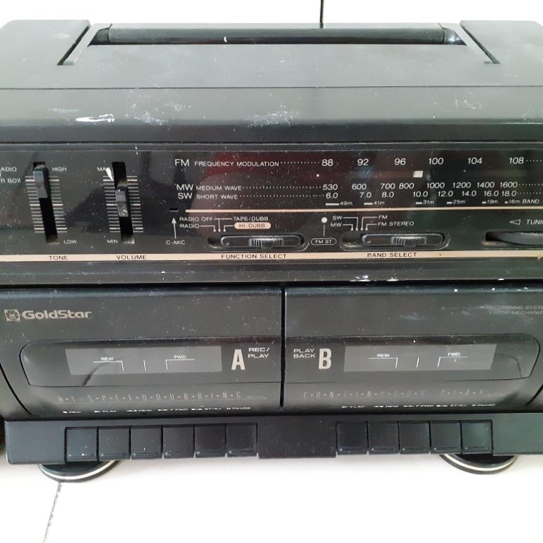 Goldstar Radio Cassette Player, Audio, Portable Music Players on Carousell