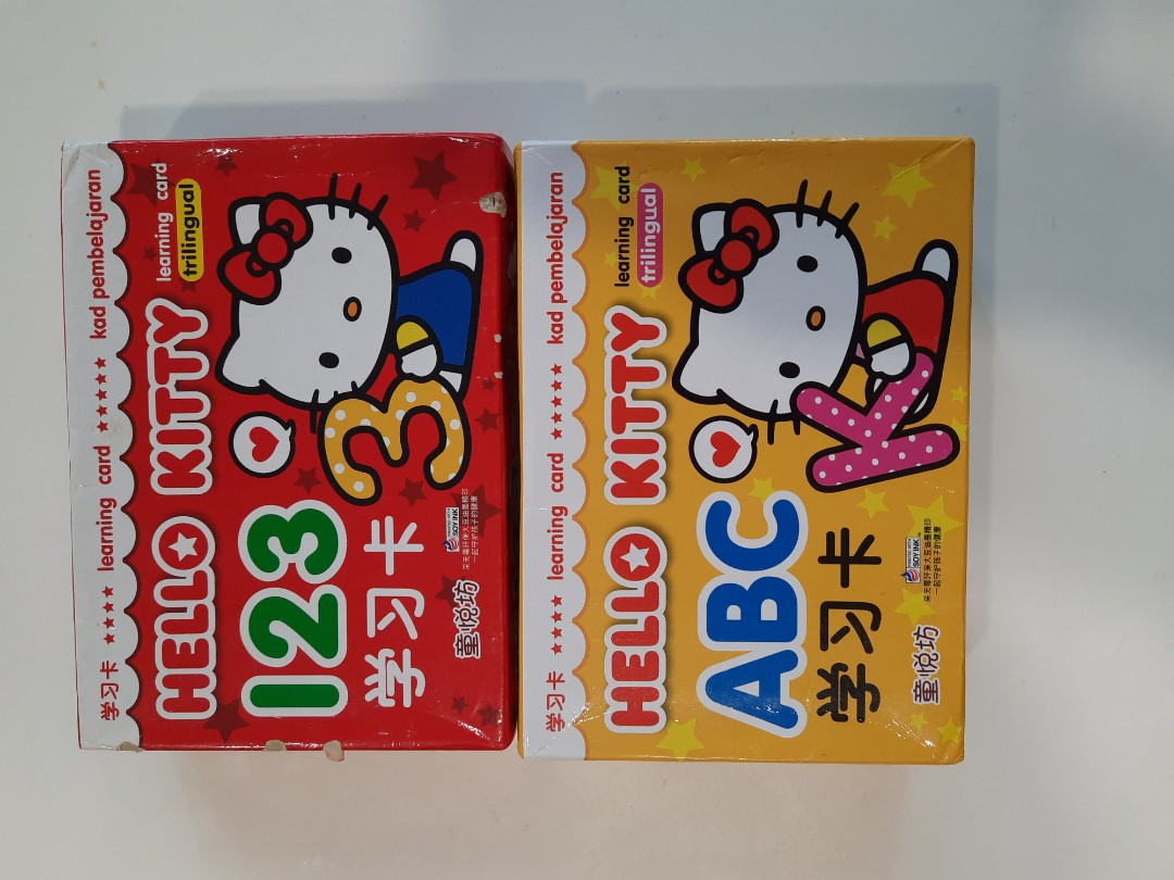 Hello kitty flash card, Hobbies & Toys, Toys & Games on Carousell