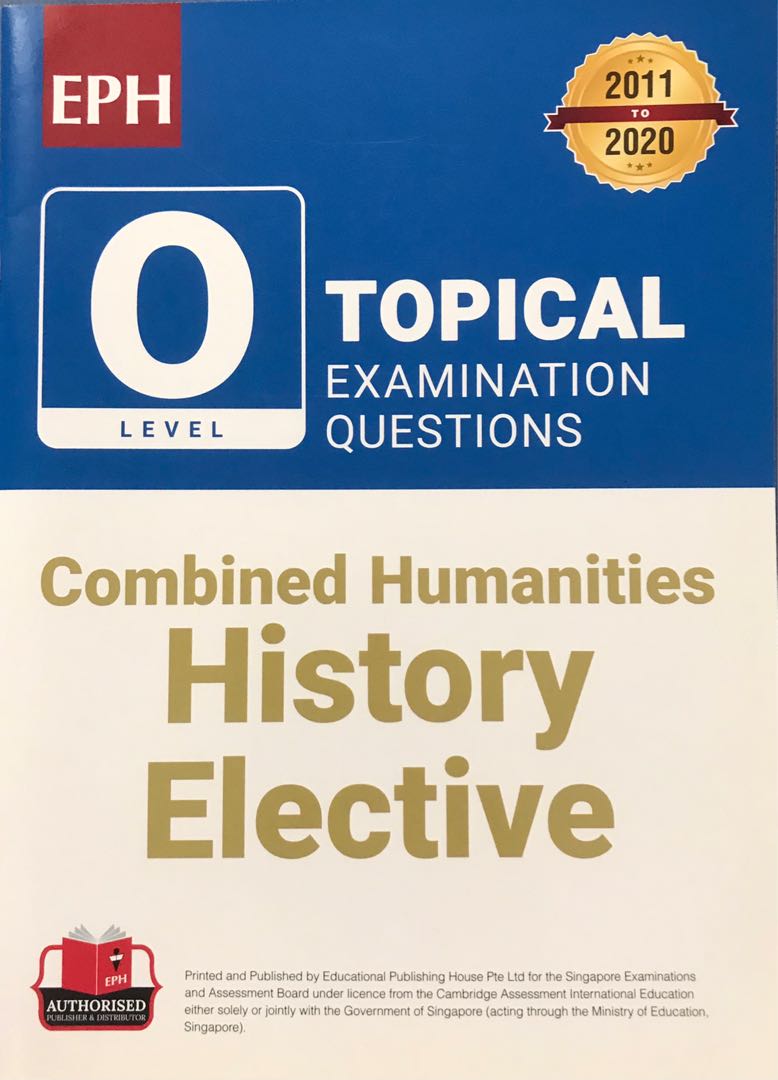 History O Level Topical, Hobbies & Toys, Books & Magazines, Assessment ...