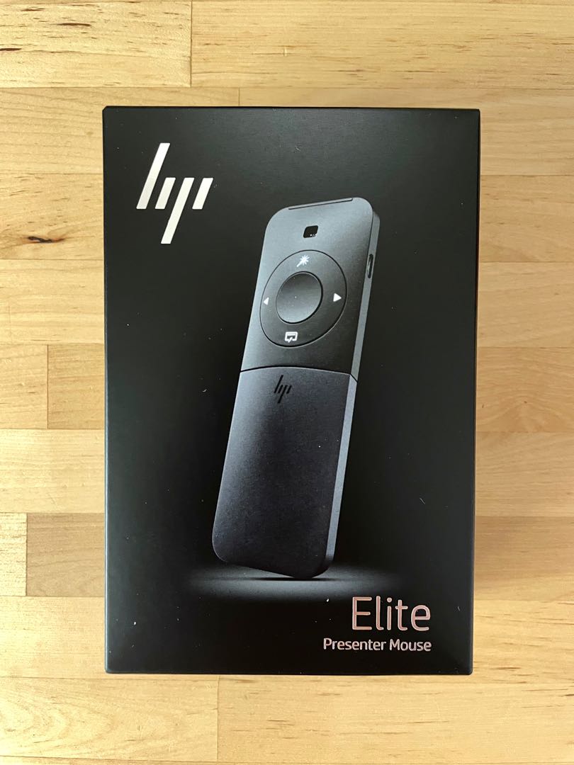 Brand New HP Elite Presenter Mouse 全新 HP 簡報專用滑鼠, 電腦＆科技, 電腦周邊及配件, 電腦滑鼠及 ...