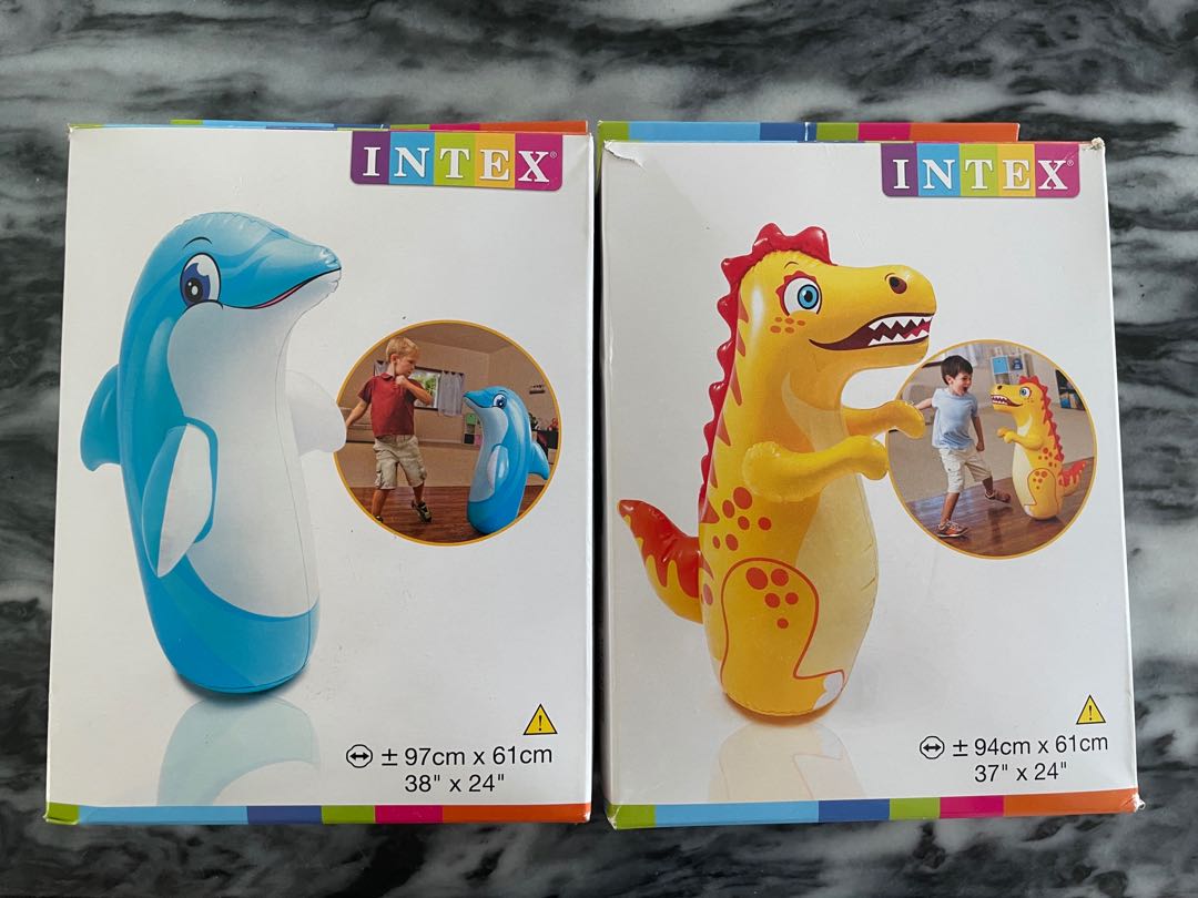 Inflatable tumbler toys, Babies & Kids, Infant Playtime on Carousell