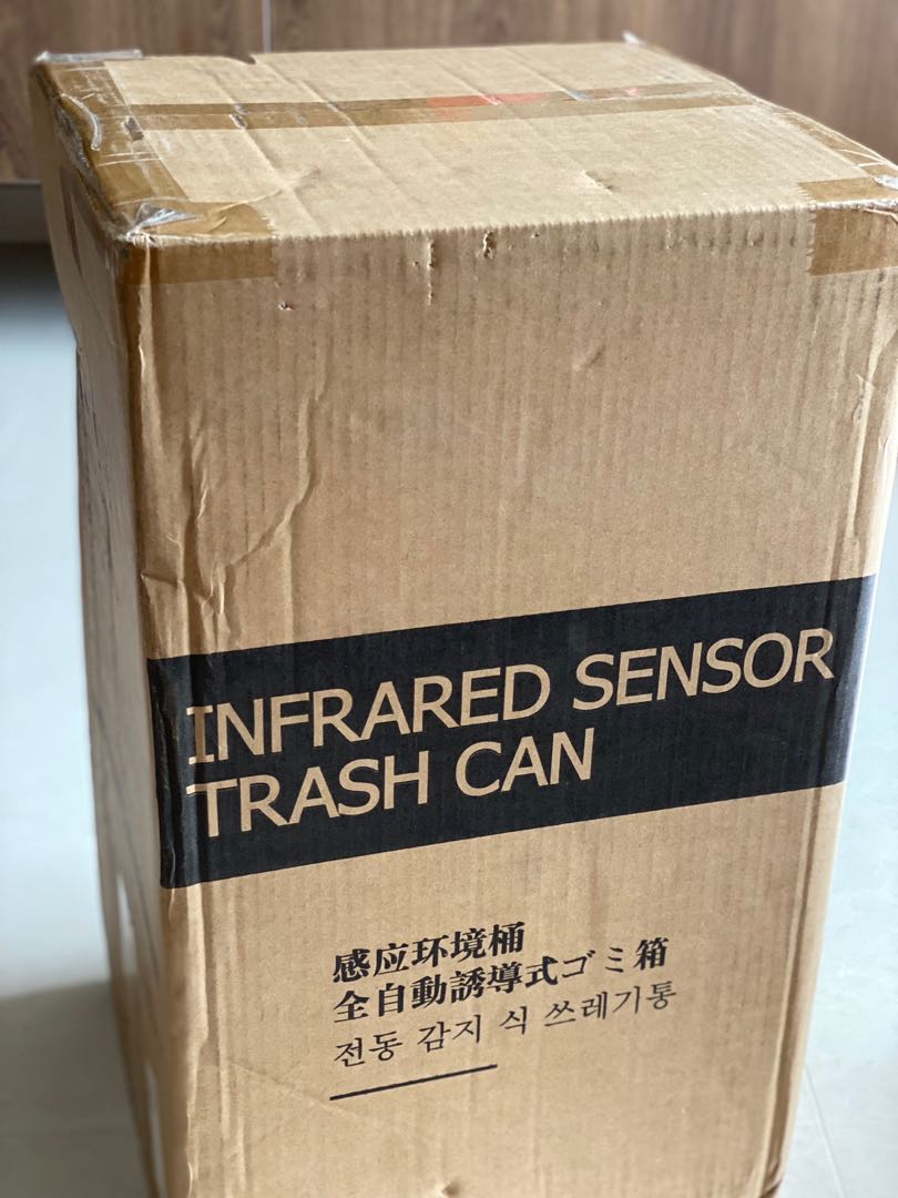 Infra-red Sensor Trash Bin, Furniture & Home Living, Home Improvement ...