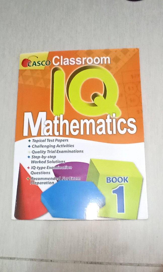 IQ Mathematics Primary 1, Hobbies & Toys, Books & Magazines, Assessment ...