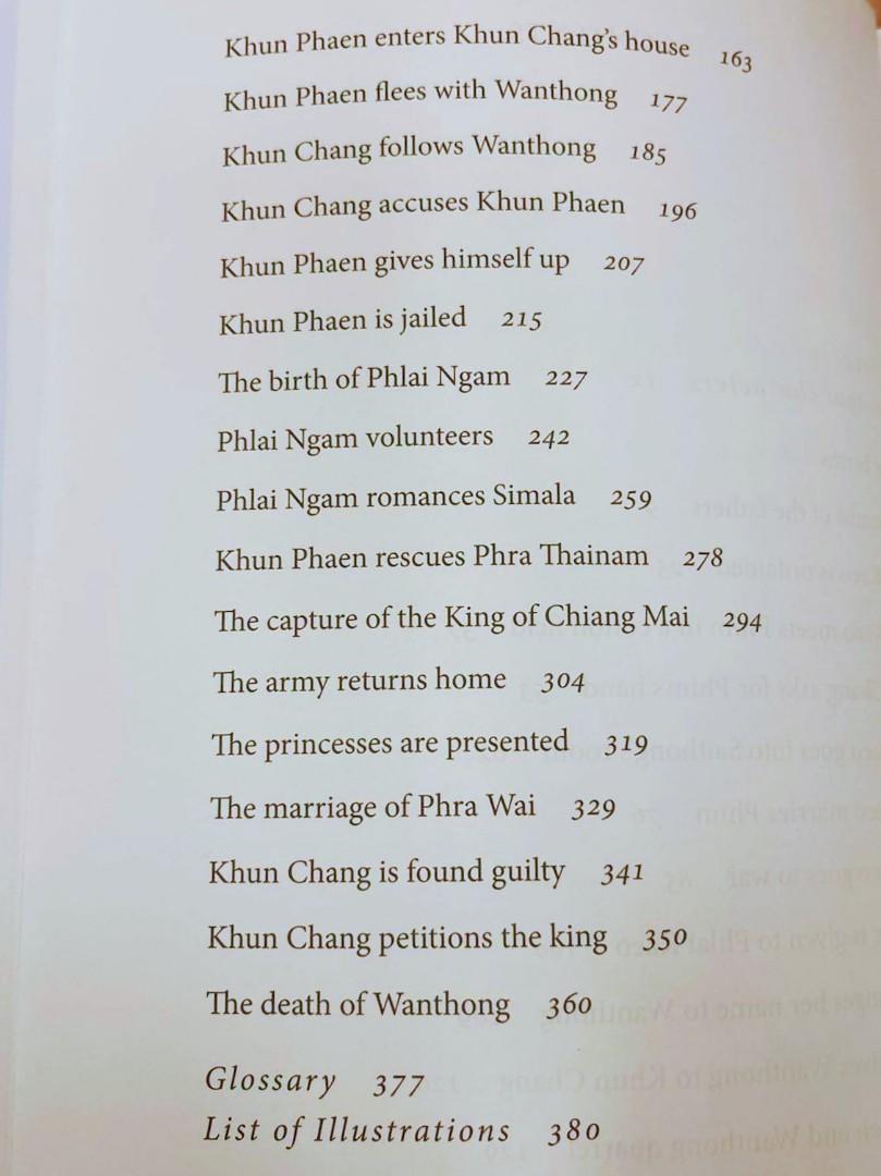 The Tale of Khun Chang Khun Phaen (English Version), Hobbies & Toys ...