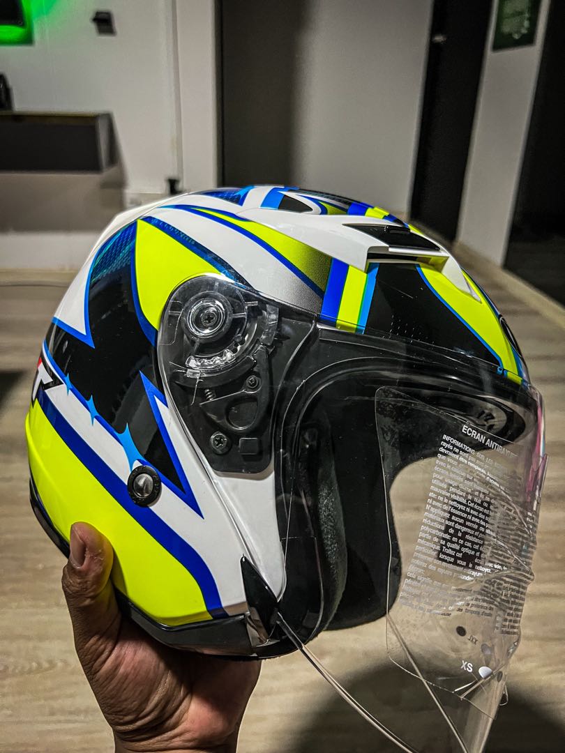 KYT DESIGN HELMET, Motorcycles, Motorcycle Apparel on Carousell