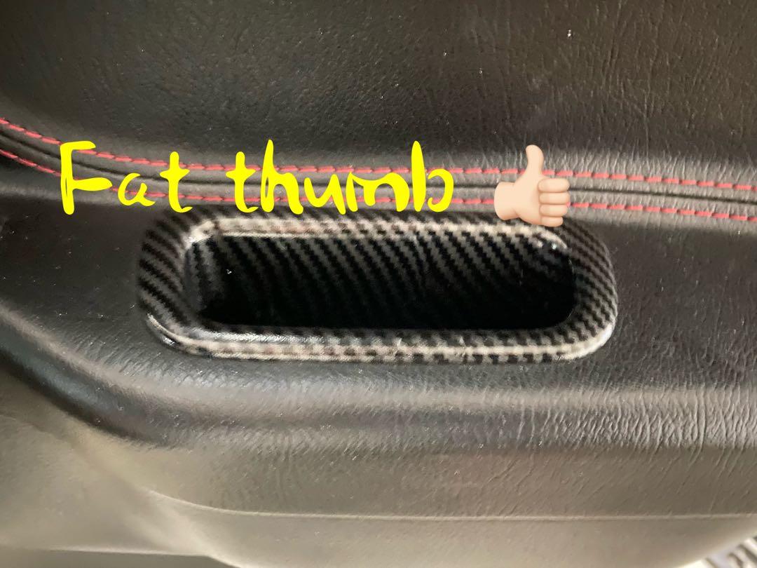 Lancer evolution/CS3 interior door handles, Car Accessories ...