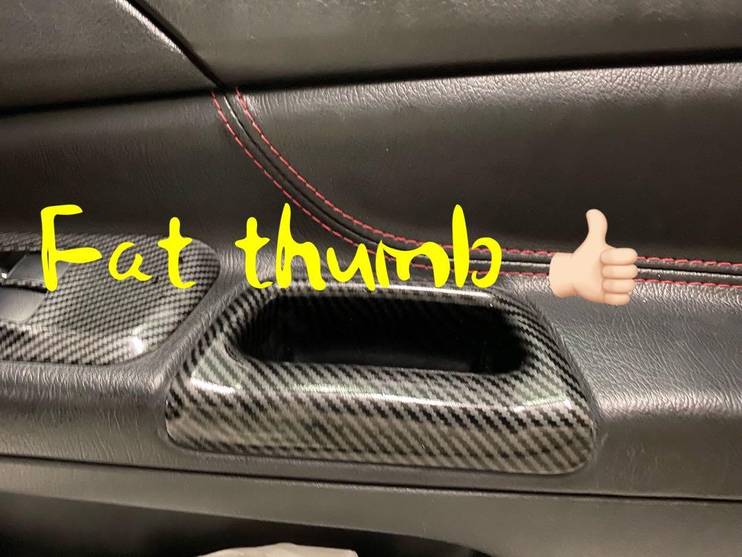 Lancer evolution/CS3 interior door handles, Car Accessories ...