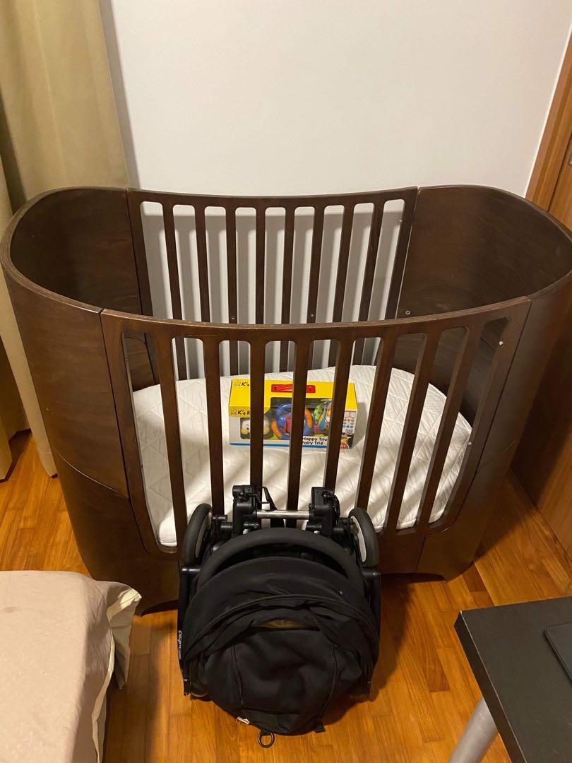 Leander Solid Wood Baby Cot/Crib - Convertible, Babies & Kids, Baby ...