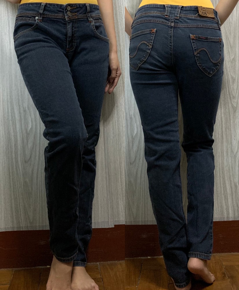 Lee Pipes Denim Pants, Women's Fashion, Bottoms, Jeans on Carousell