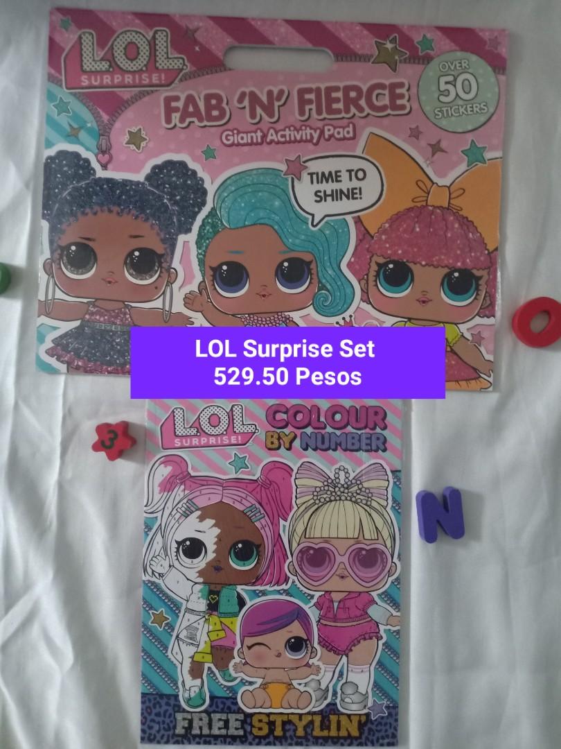 LOL Surprise Giant Activity Book and Color by Number Book, Hobbies ...