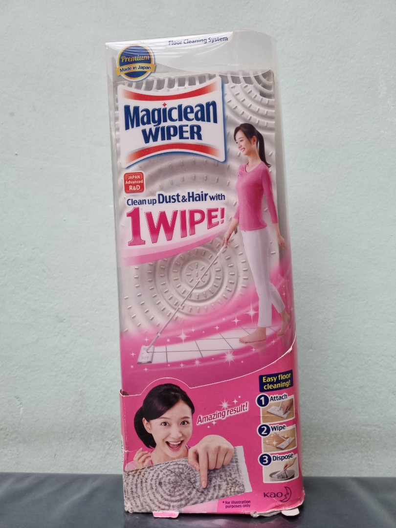 Magiclean Floor Wiper + free wipes - Foldable Floor Cleaning System ...