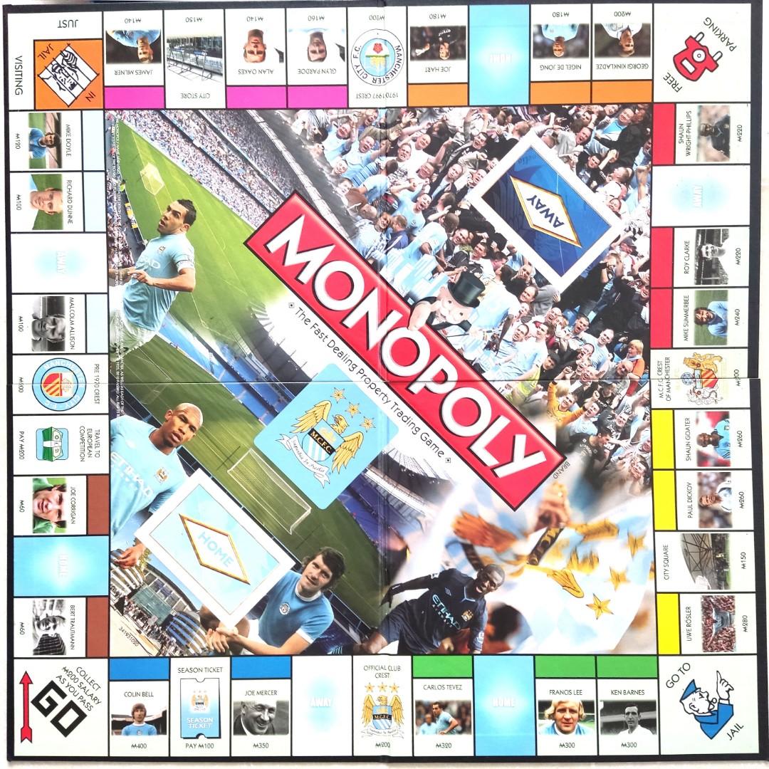 Manchester City Limited Edition Vintage Monopoly set, Hobbies & Toys ...