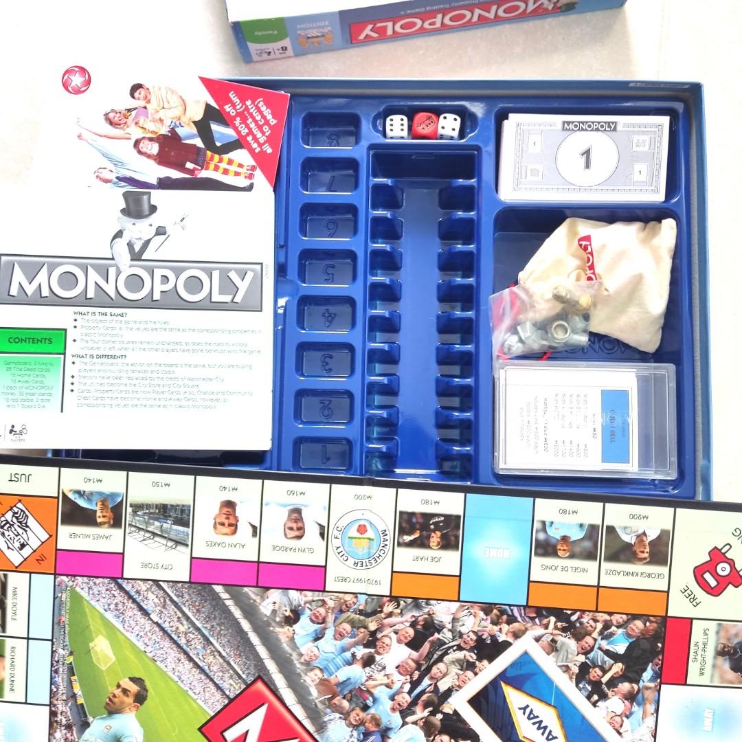 Manchester City Limited Edition Vintage Monopoly set, Hobbies & Toys ...