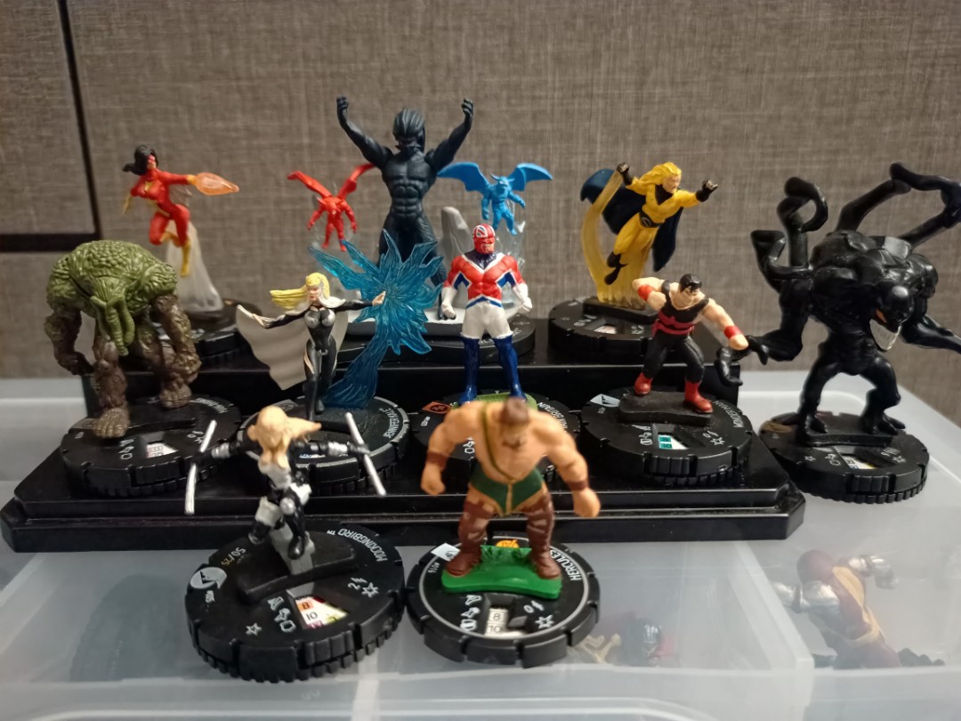 Marvel assorted character bundle (heroclix board card game), Hobbies ...