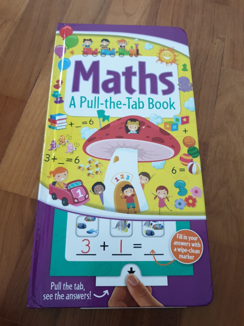 Maths A Pull the tab book, Hobbies & Toys, Books & Magazines, Children ...