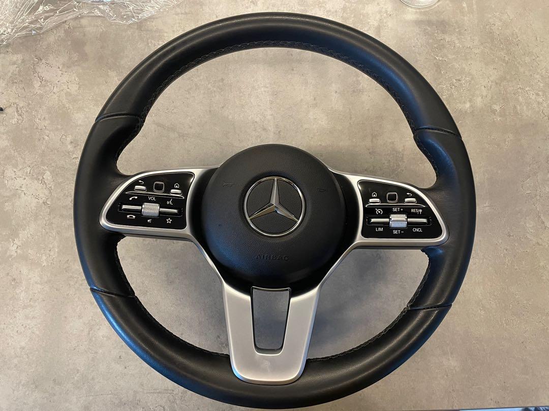 Mercedes w205 c class stock steering wheel touchpad facelift, Car ...