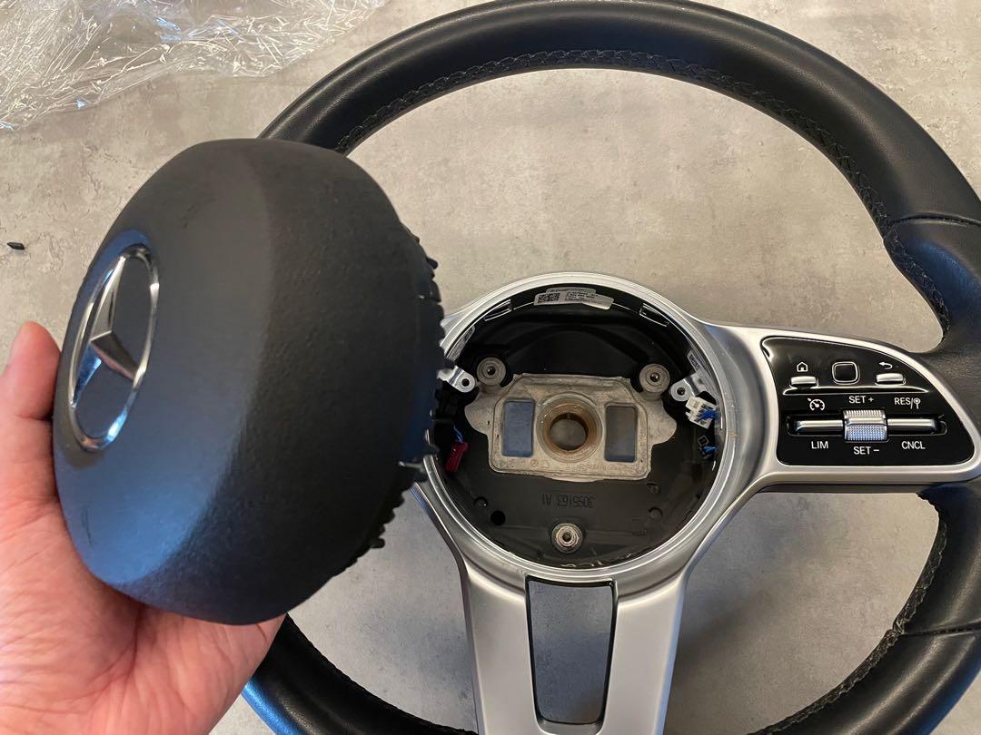 Mercedes w205 c class stock steering wheel touchpad facelift, Car ...