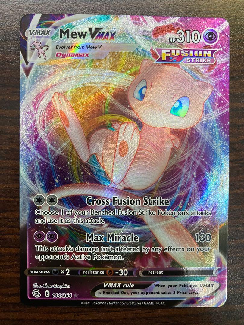 Mew Vmax 114/264, Hobbies & Toys, Toys & Games on Carousell