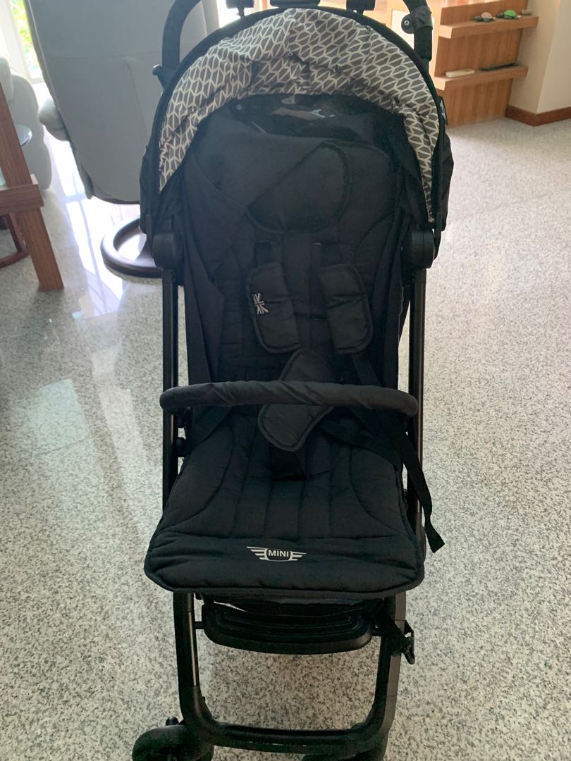 Mini Cooper Stroller Triple Black, Babies & Kids, Going Out, Strollers ...