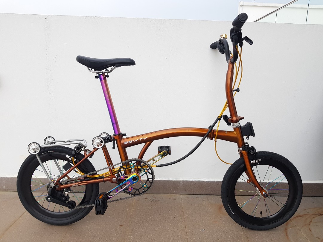 Modded 3Sixty Electro Bronze Trifold Bicycle, Sports Equipment ...