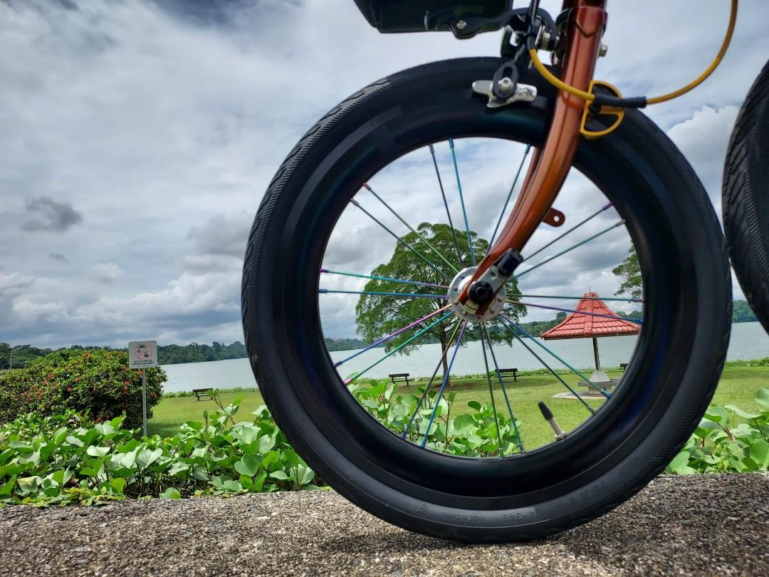 Modded 3Sixty Electro Bronze Trifold Bicycle, Sports Equipment ...