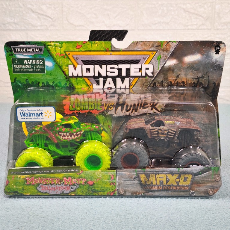 Monster Jam Monster Mutt Dalmatian & MaX D, Hobbies & Toys, Toys ...