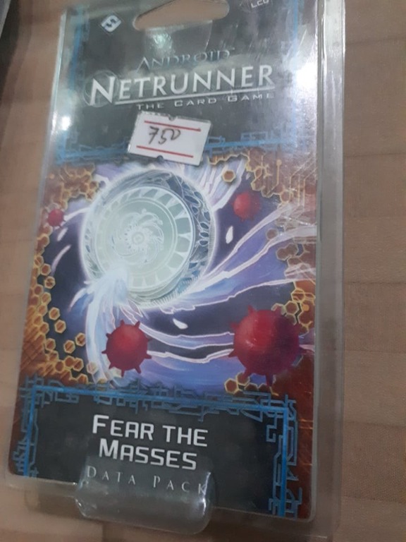 Netrunner Card Game Fear the Masses Data Pack, Hobbies & Toys, Toys ...