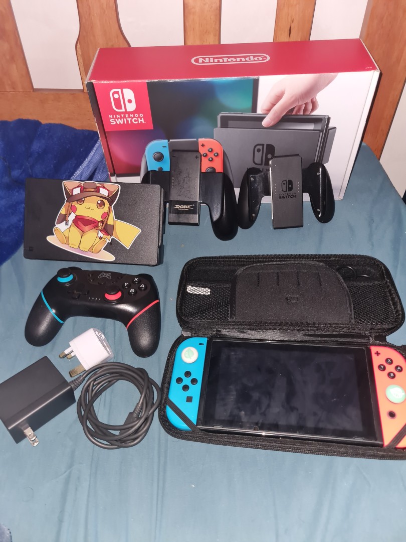 Nintendo switch gen 1 japanese version, Video Gaming, Video Game ...