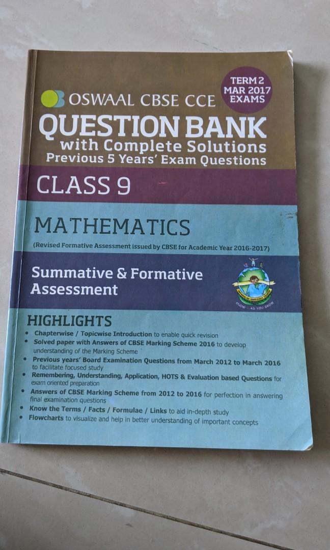 OSWAAL CBSE CLASS9 question banks, Hobbies & Toys, Books & Magazines ...