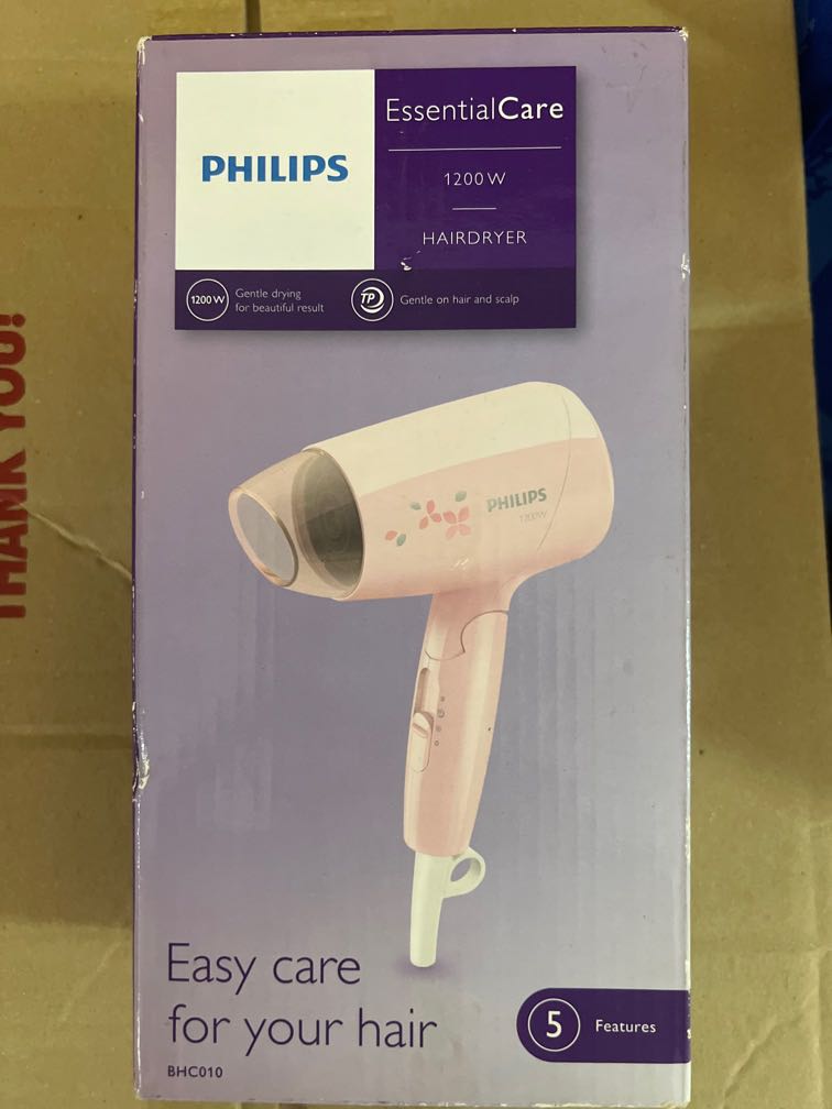 Philips essential care 1200w hairdryer, Beauty & Personal Care, Hair on ...